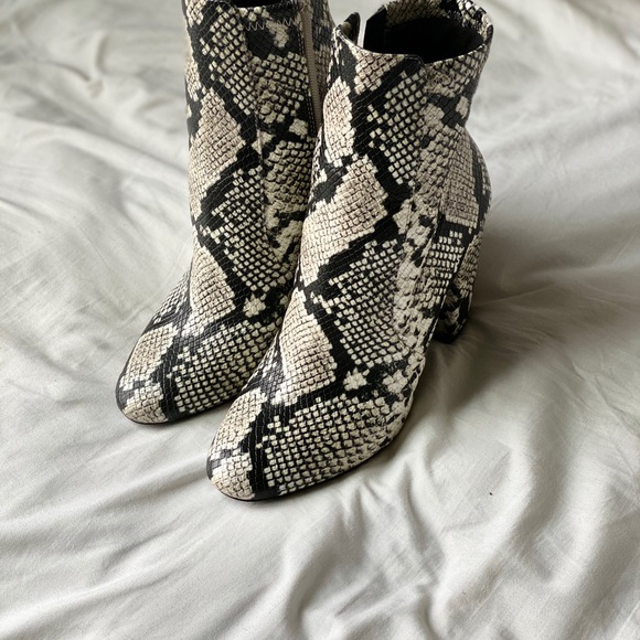 Aldo | Shoes | Aldo Snakeskin Booties | Poshmark